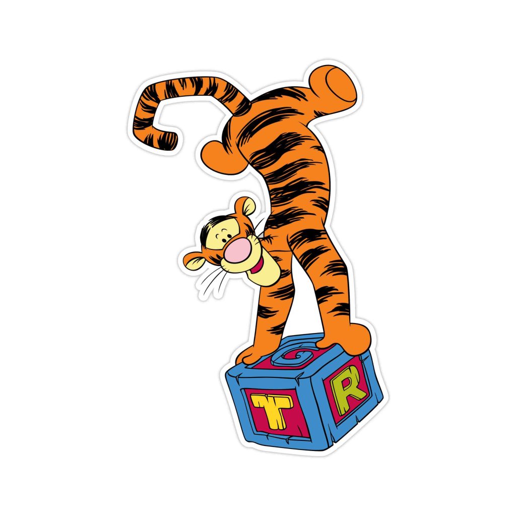 Winnie The Pooh – Tigger – Full Color Vinyl Sticker – Custom Size ...