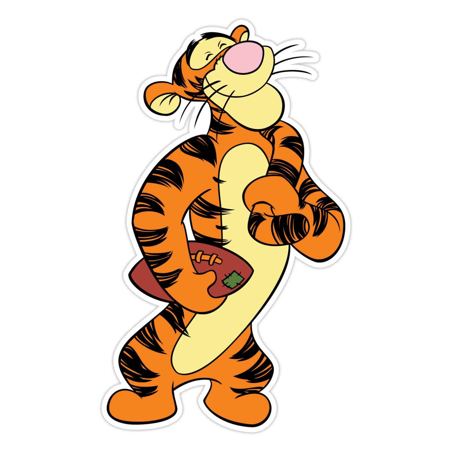 Winnie The Pooh – Tigger – Full Color Vinyl Sticker – Custom Size ...