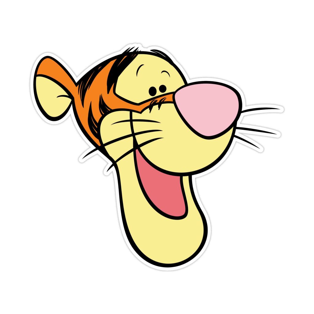 Winnie The Pooh – Tigger – Full Color Vinyl Sticker – Custom Size ...