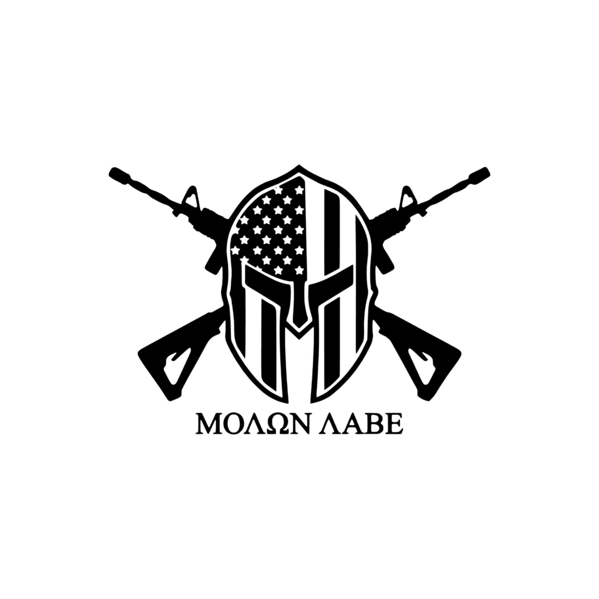 Molon Labe Vinyl Decal – Custom Size – Biggest Decal Shop