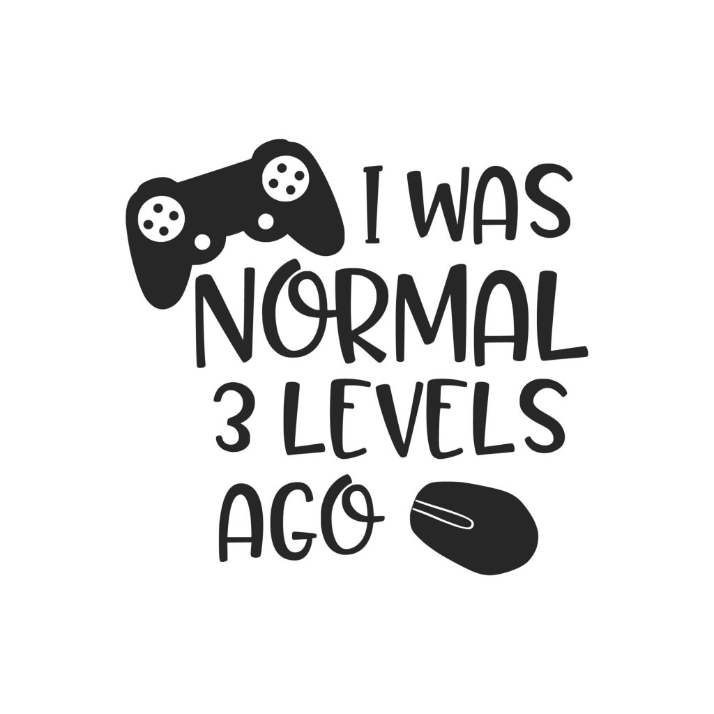 I Was Normal 3 Levels Ago Vinyl Decal – Custom Size – Biggest Decal Shop