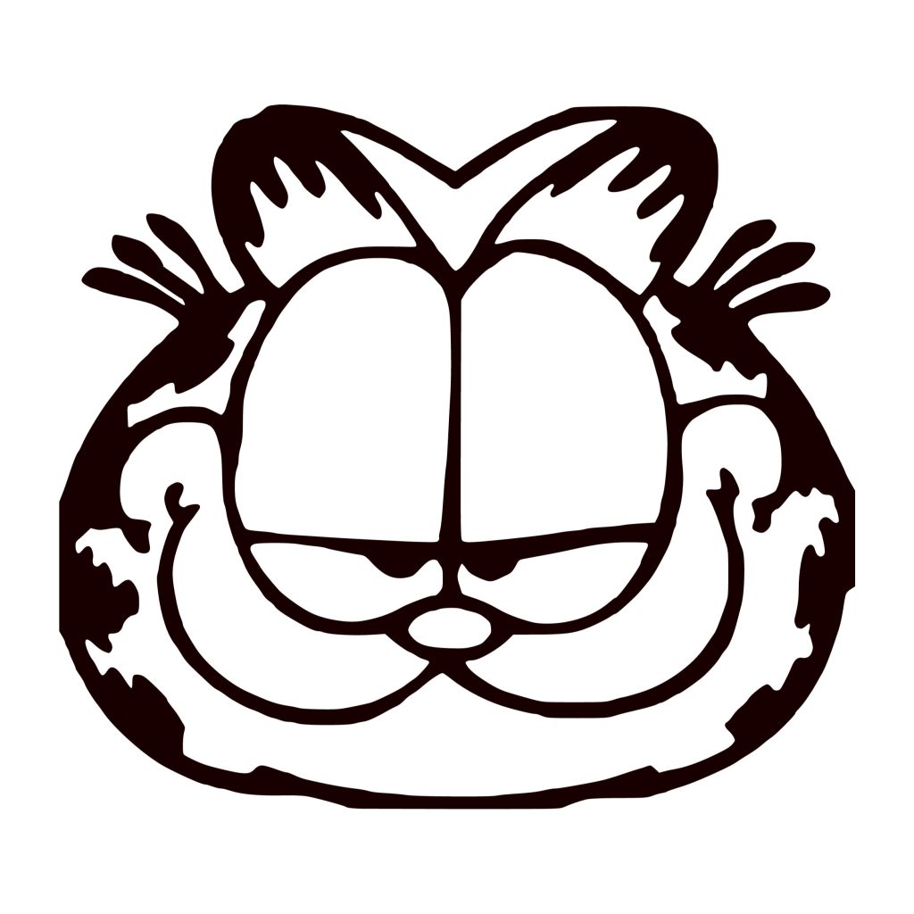 Garfield Vinyl Decal – Custom Size – Biggest Decal Shop