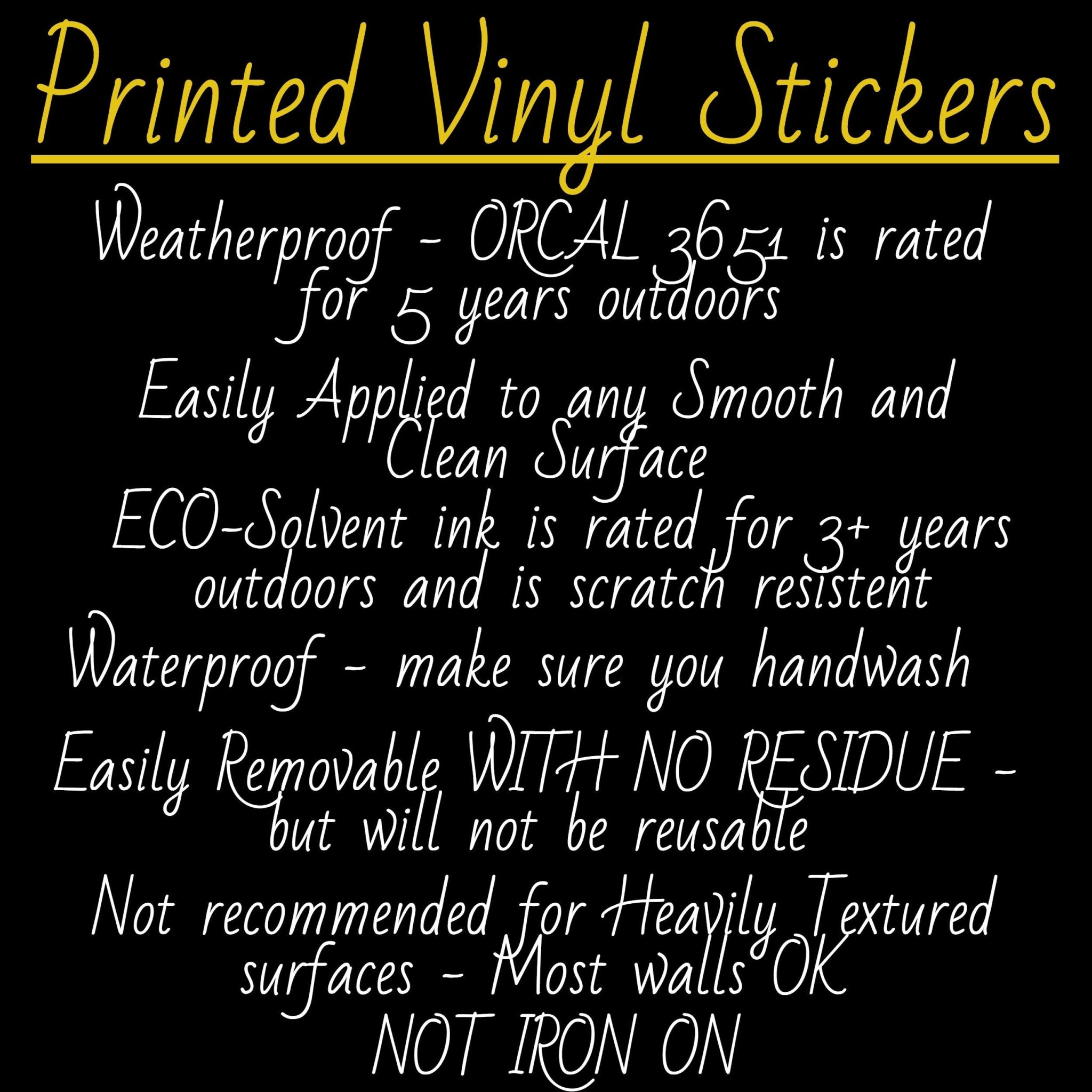 Custom Full Color Vinyl Decals – Make Your Own Personalized Decal ...