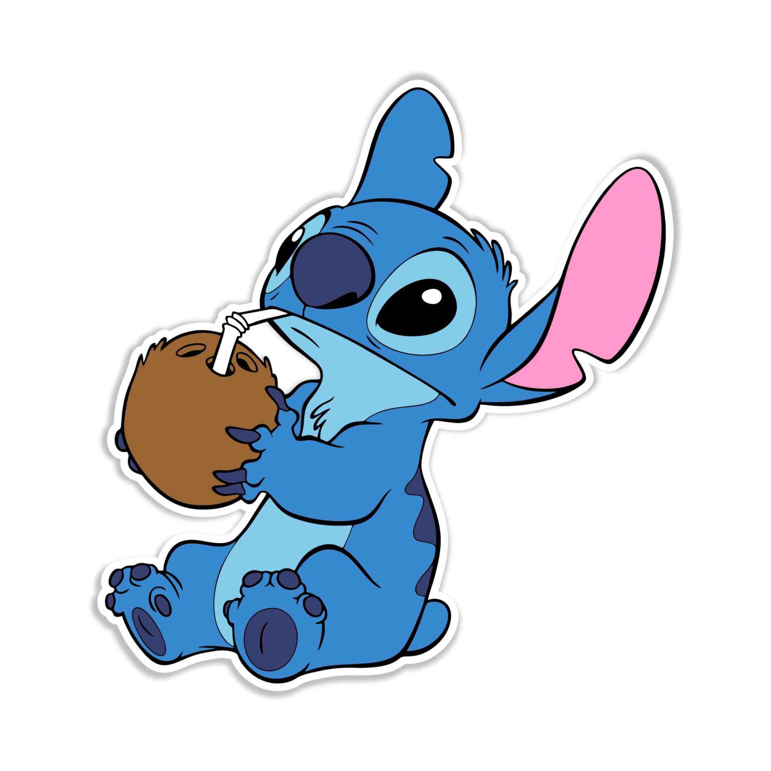 Stitch Full Color Vinyl Sticker – Custom Size – Biggest Decal Shop