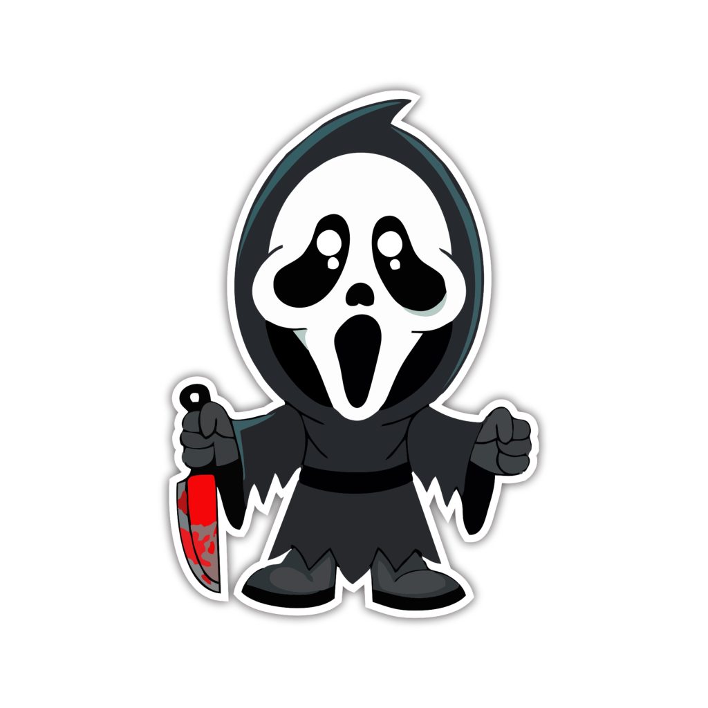 Scream – Full Color Vinyl Decal – Custom Size – Biggest Decal Shop