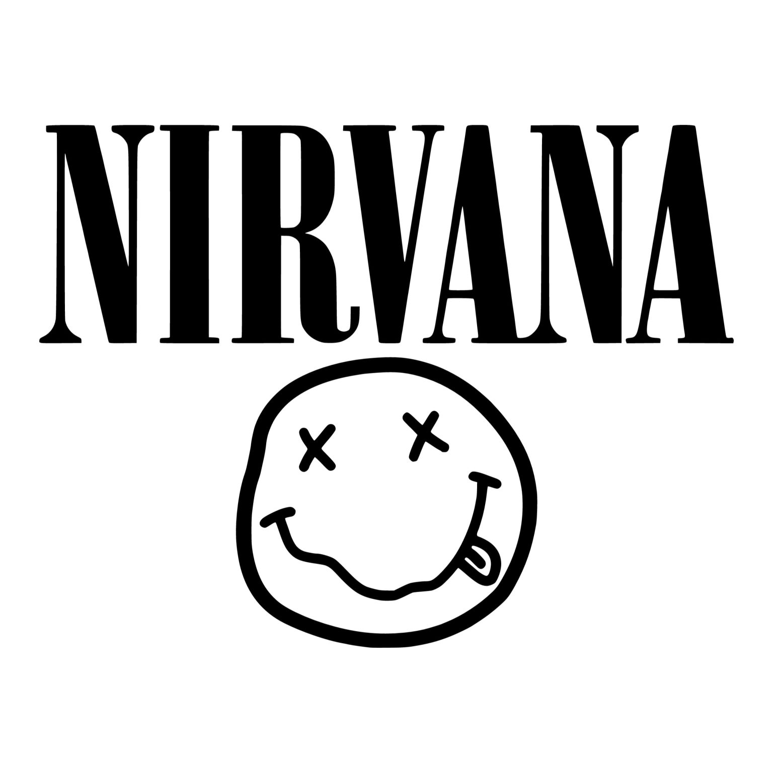 Nirvana Vinyl Decal – Custom Size – Biggest Decal Shop