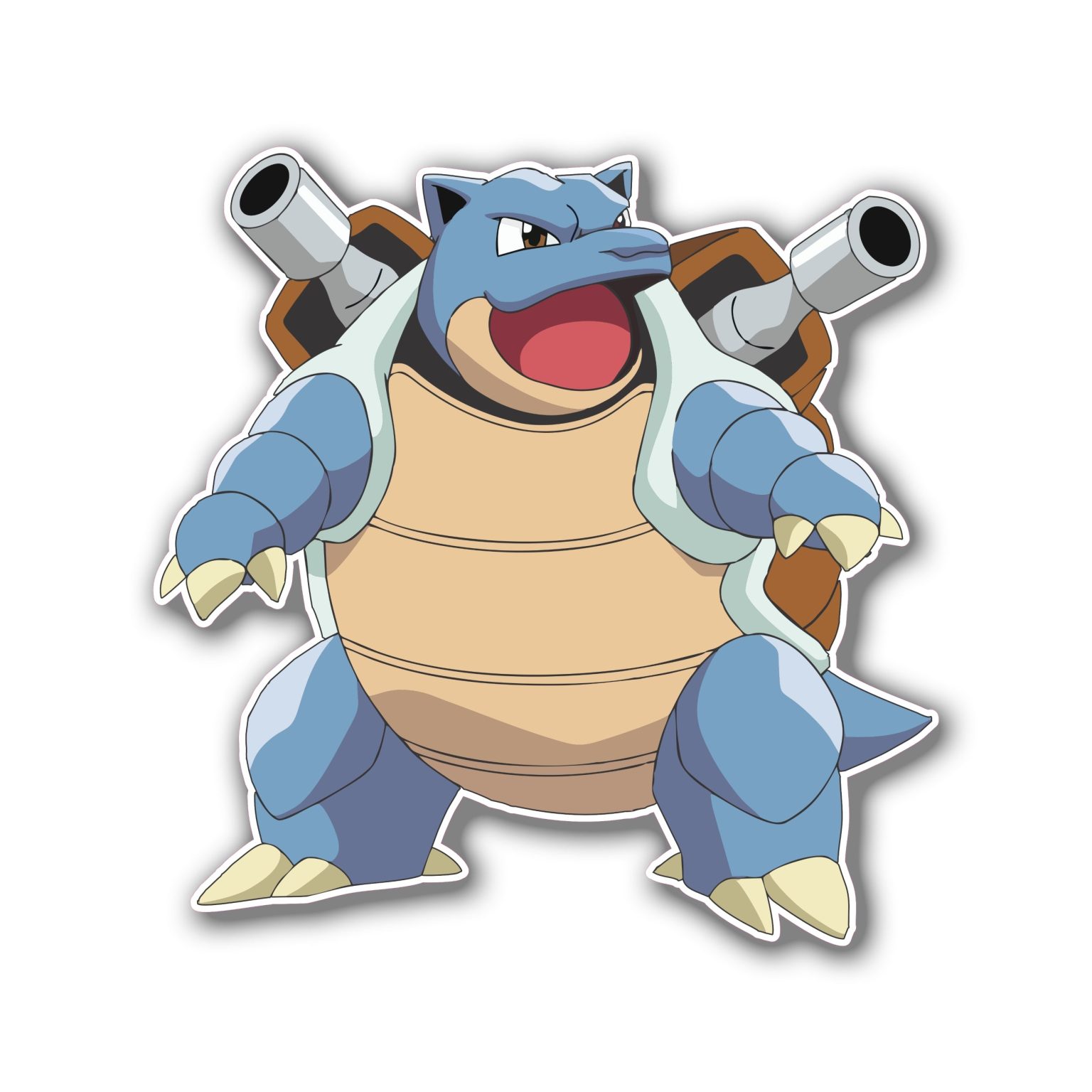 Blastoise Full Color Vinyl Decal – Biggest Decal Shop