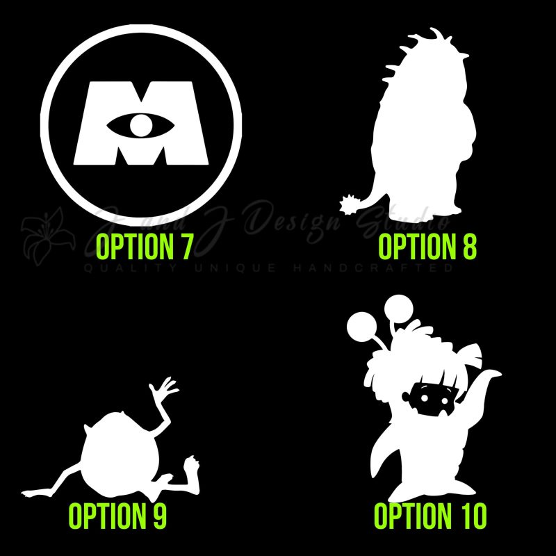 Monsters Inc. Vinyl Decal – Custom Size – Biggest Decal Shop