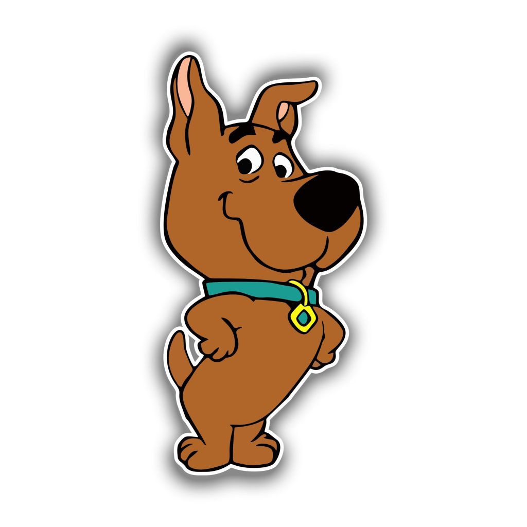 Scooby Doo- Scooby and Shaggy – Full Color Vinyl Sticker – Custom Size ...
