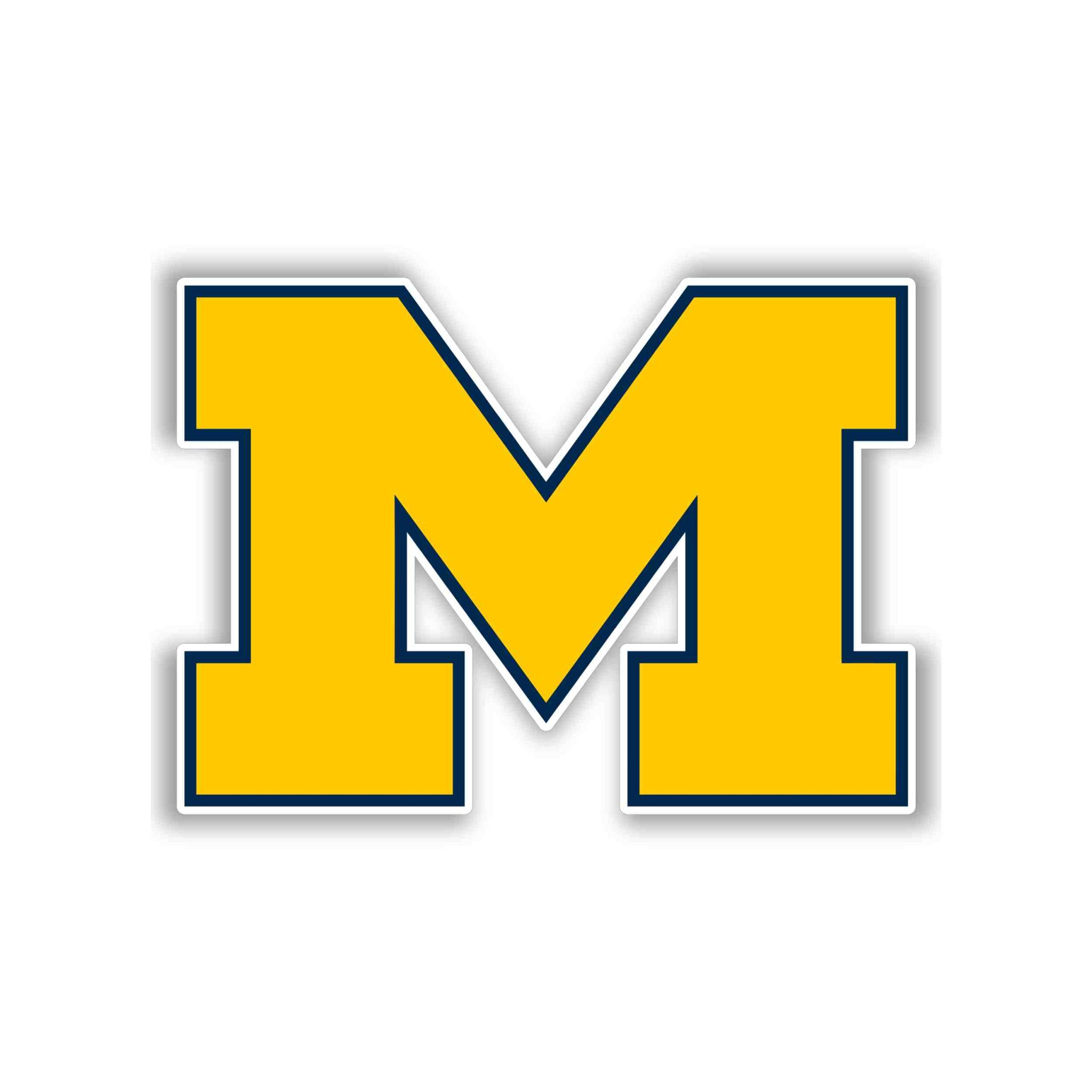 Michigan Wolverines Full Color Vinyl Decal – Custom Size – Biggest ...
