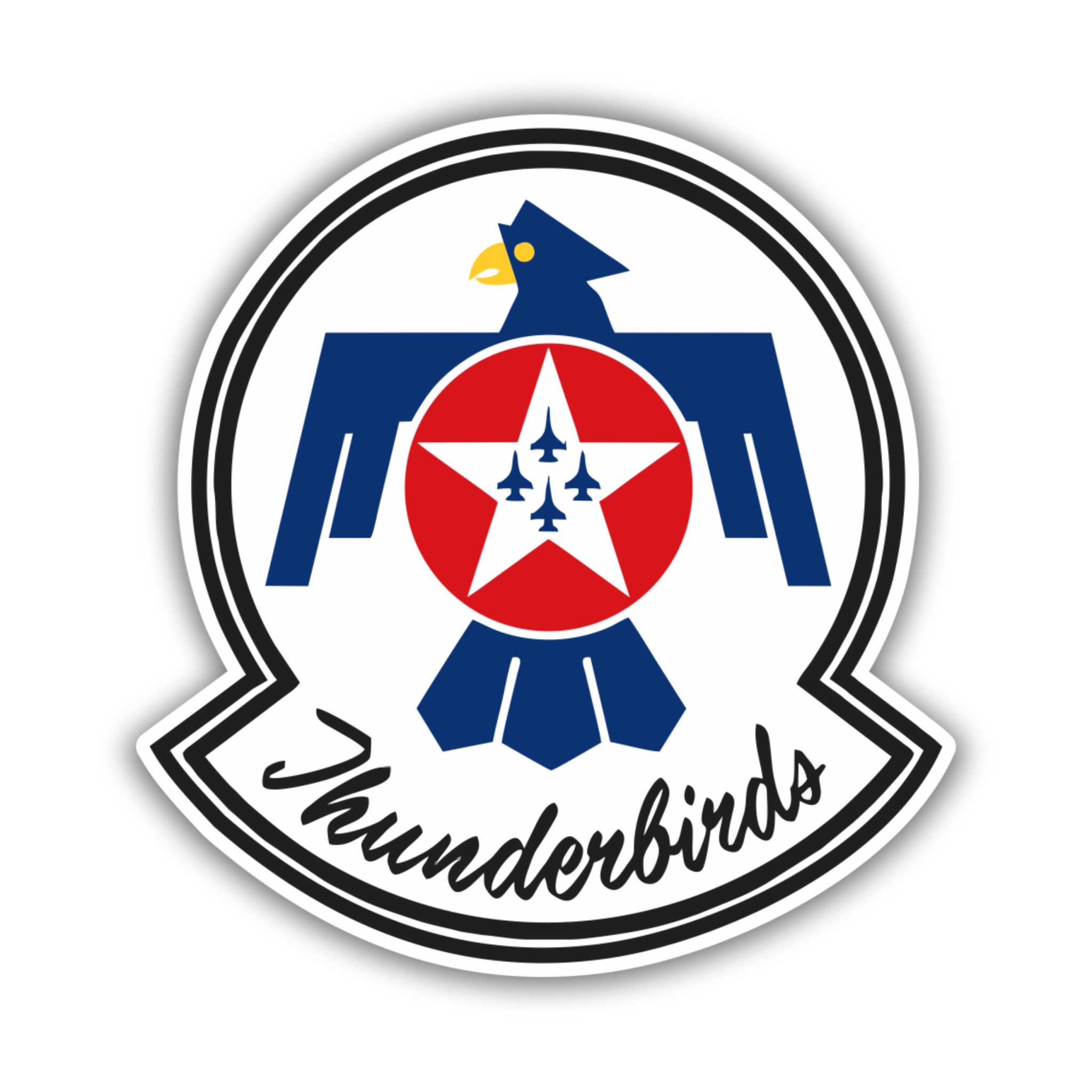 Air Force – Thunderbirds- Full Color Vinyl Decal – Biggest Decal Shop