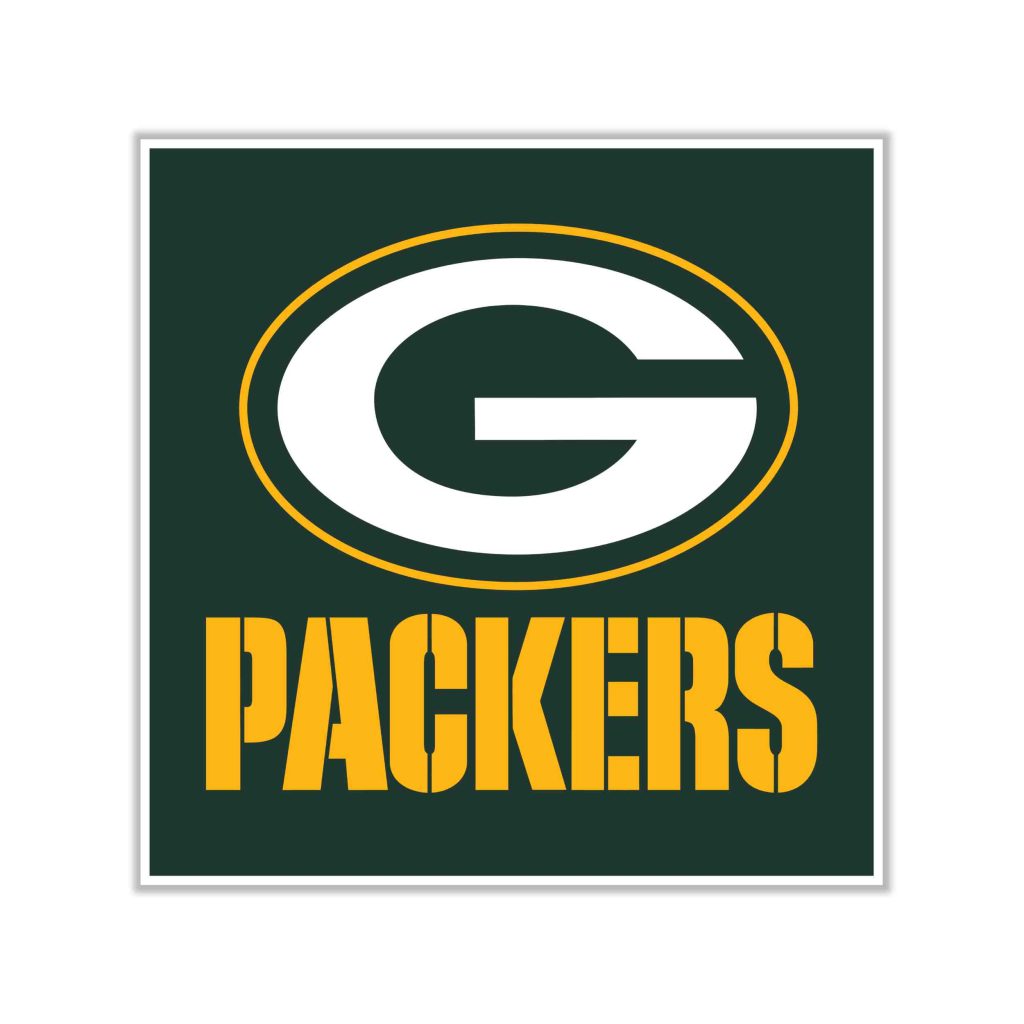 Green Bay Packers – Full Color Vinyl Sticker – Custom Size – Biggest ...