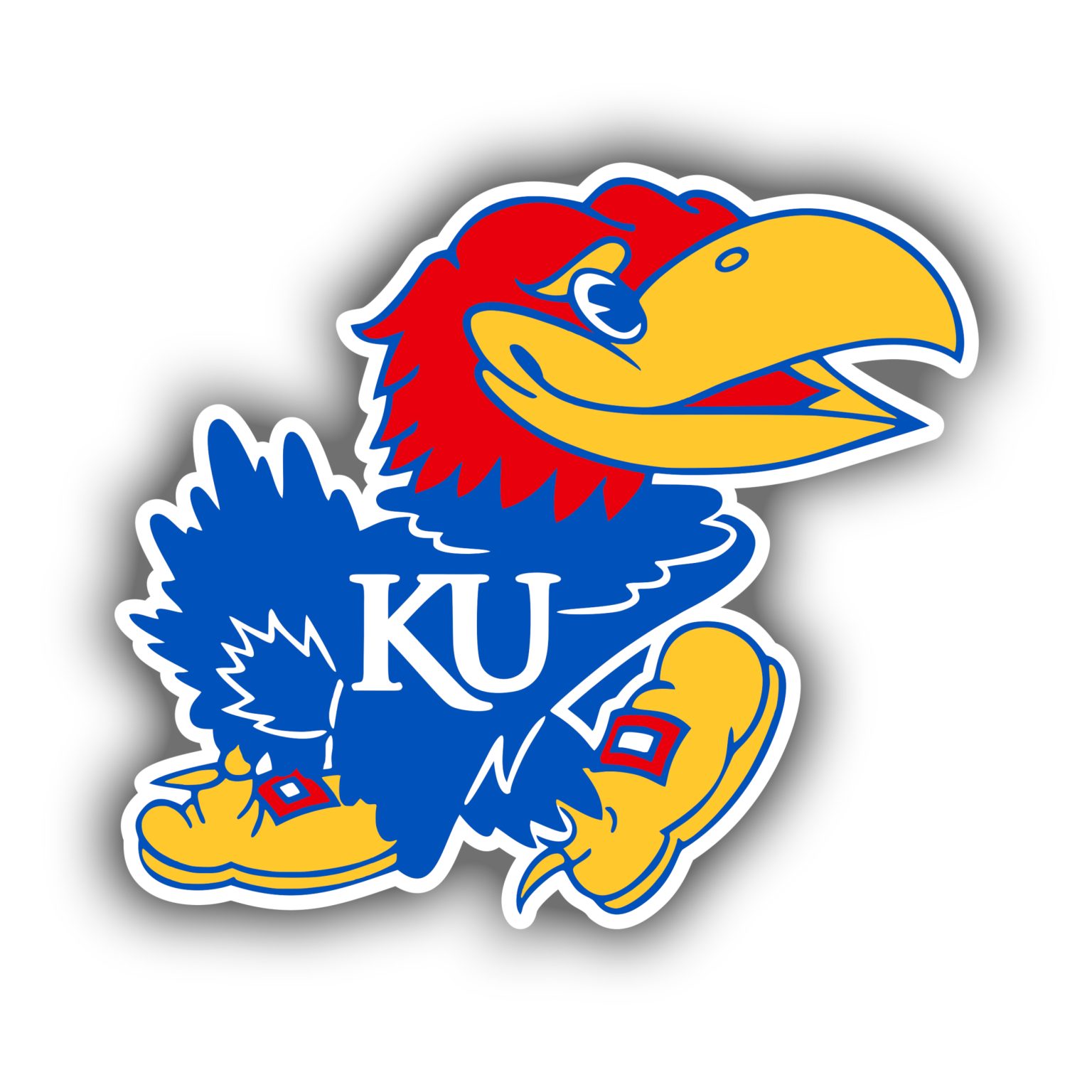 University of Kansas Jayhawks Full Color Vinyl Decal – Custom Size ...