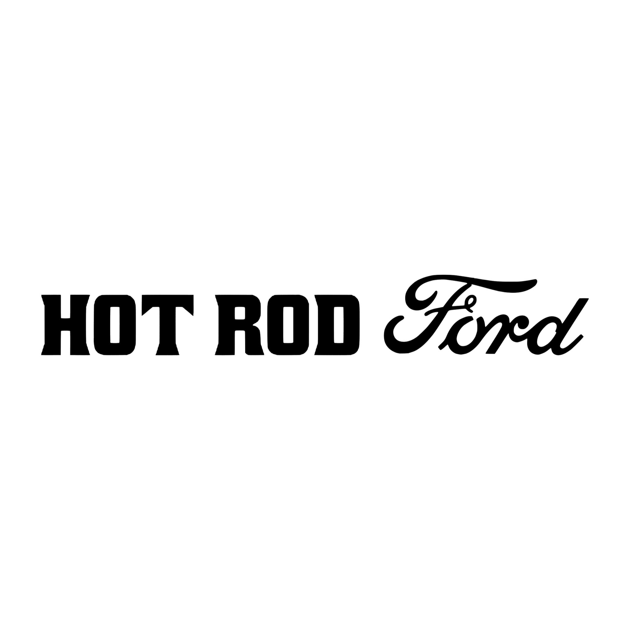 Hot Rod Ford Vinyl Decal – Custom Size – Biggest Decal Shop