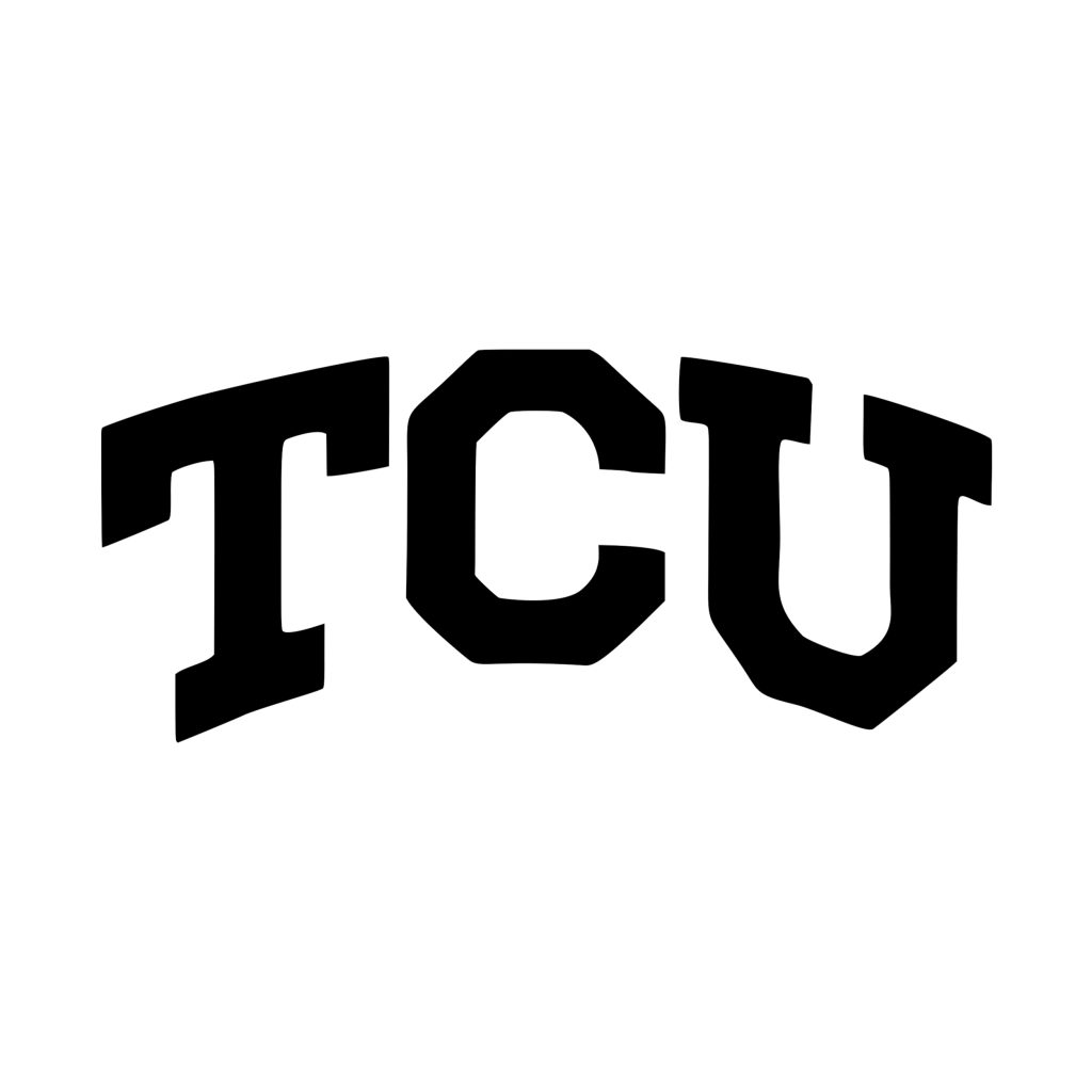 TCU Horned Frogs Lettering Vinyl Decal – Custom Size – Biggest Decal Shop