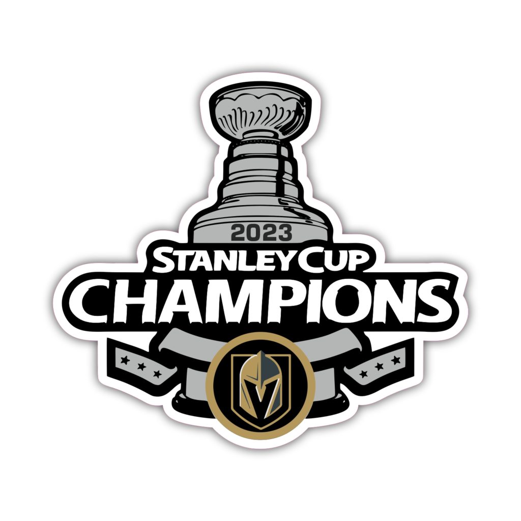 Vegas Golden Knights – 2023 Stanley Cup Champions – Full Color Vinyl ...