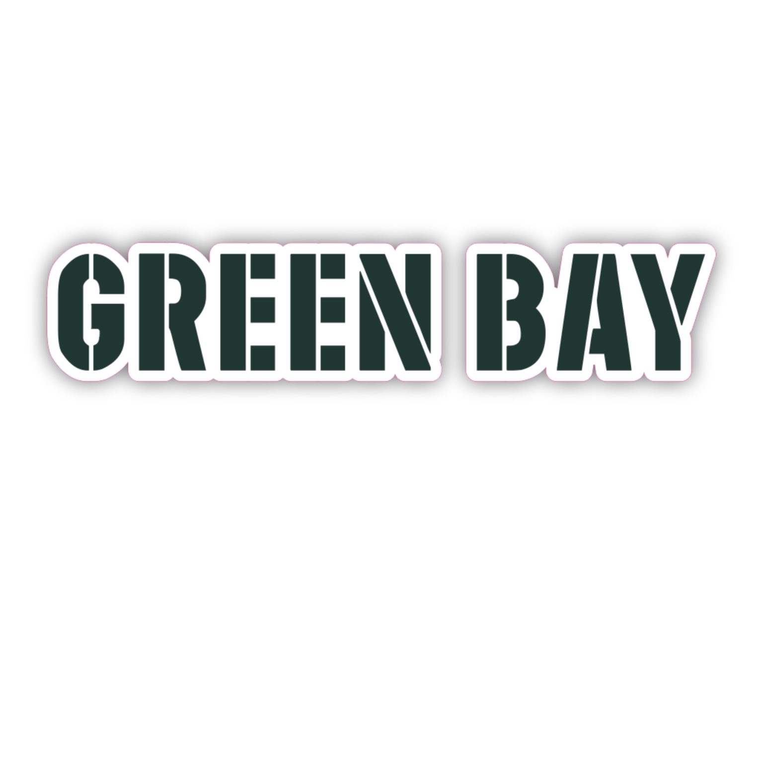 Green Bay Packers – Green Lettering – Temporary Tattoo – Biggest Decal Shop