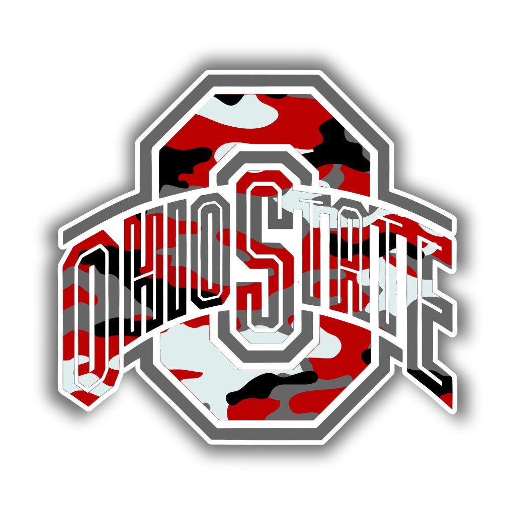 Ohio State Buckeyes – Camouflage – Temporary Tattoo – Biggest Decal Shop