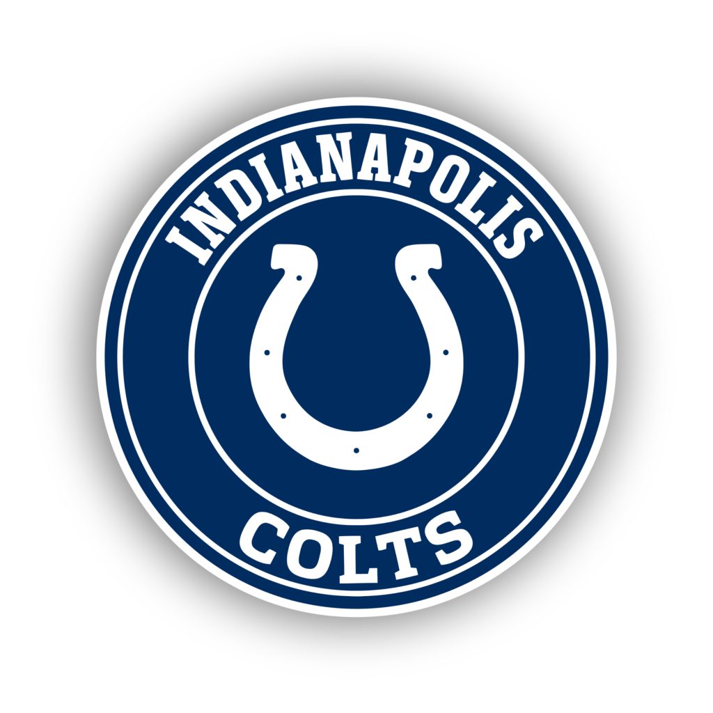 Indianapolis Colts – Blue Circle With Logo – Temporary Tattoo – Biggest ...