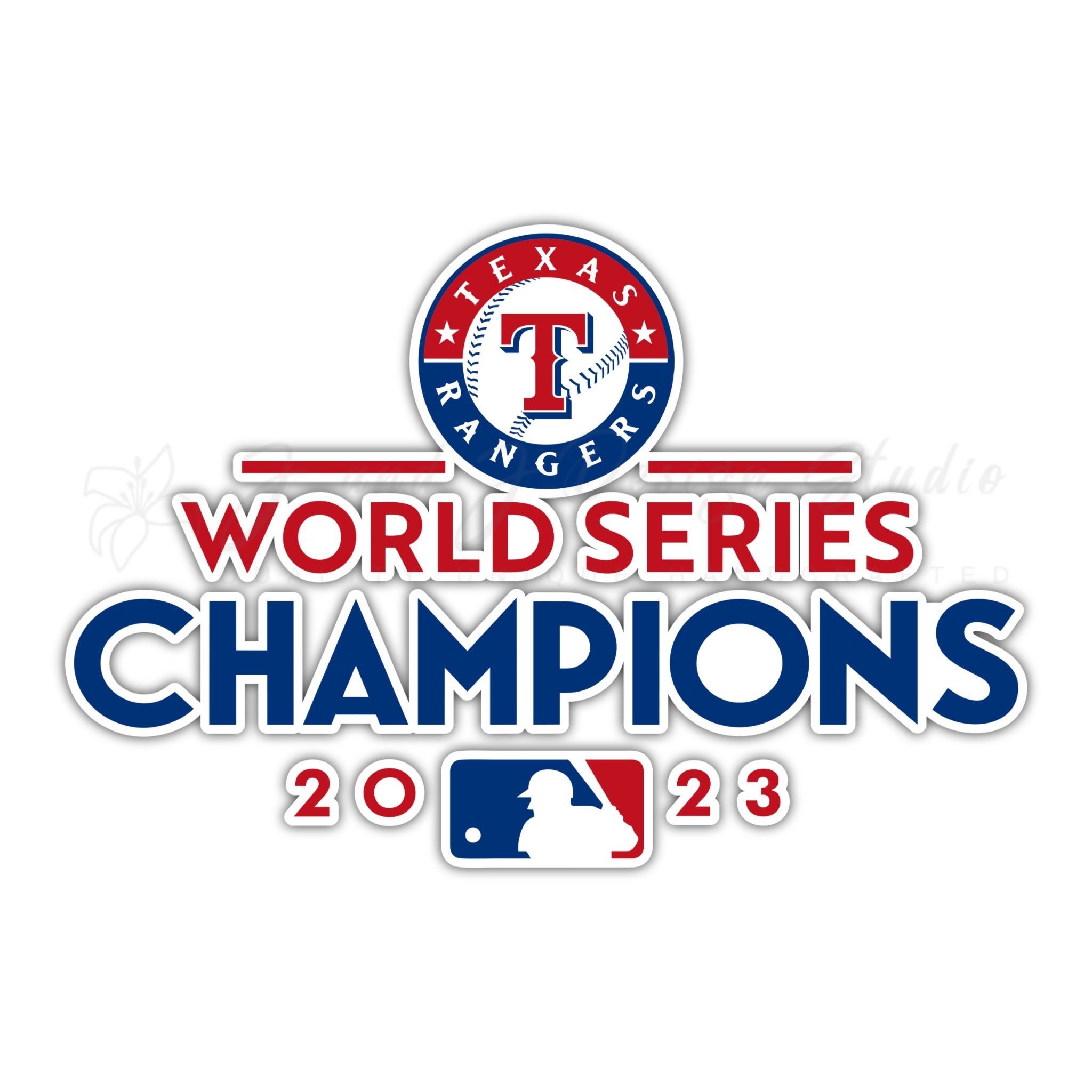 Texas Rangers – 2023 World Series Champions – Full Color – Biggest ...