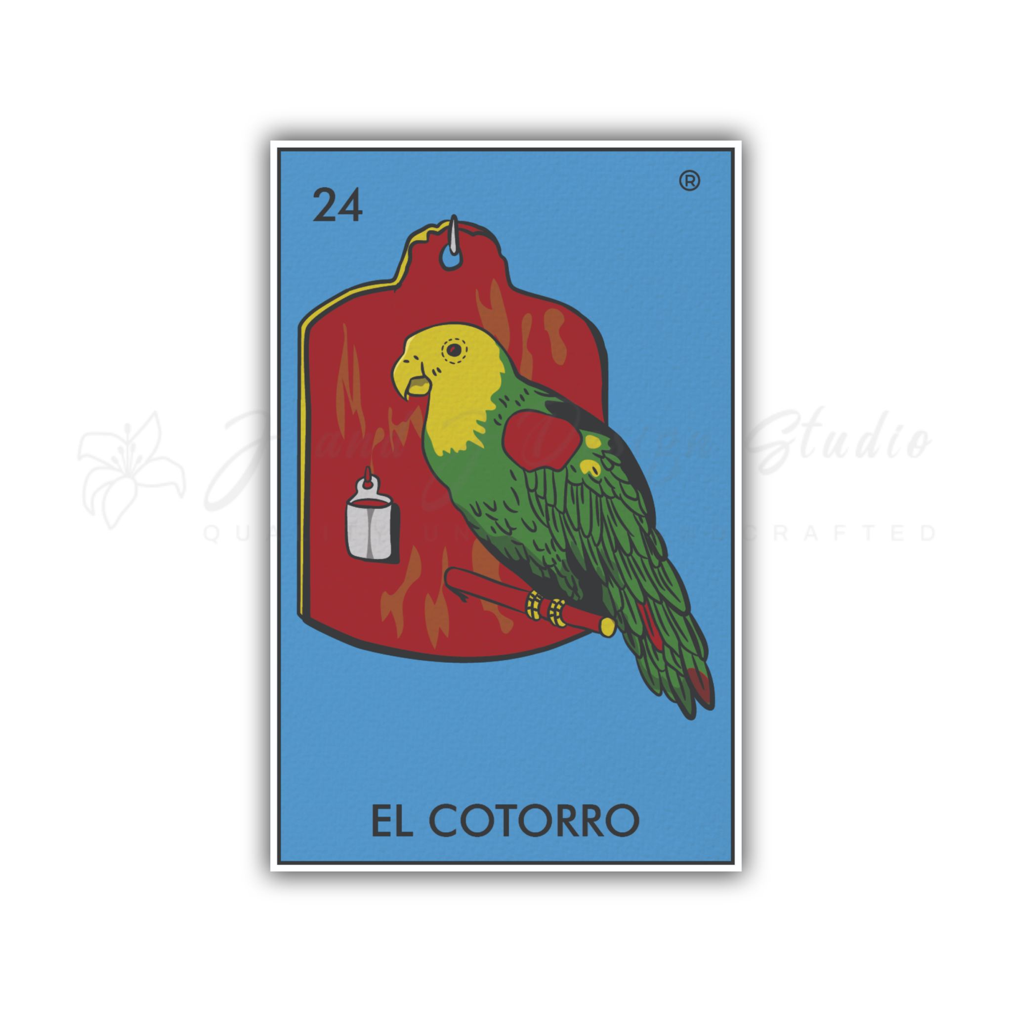 Loteria – El Cotorro – Full Color Vinyl Decal – Custom Size – Biggest ...