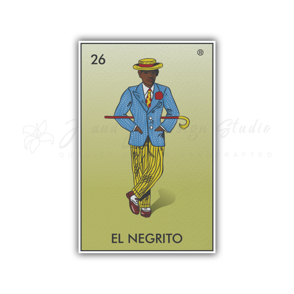 Loteria – El Negrito – Full Color Vinyl Decal – Custom Size – Biggest ...
