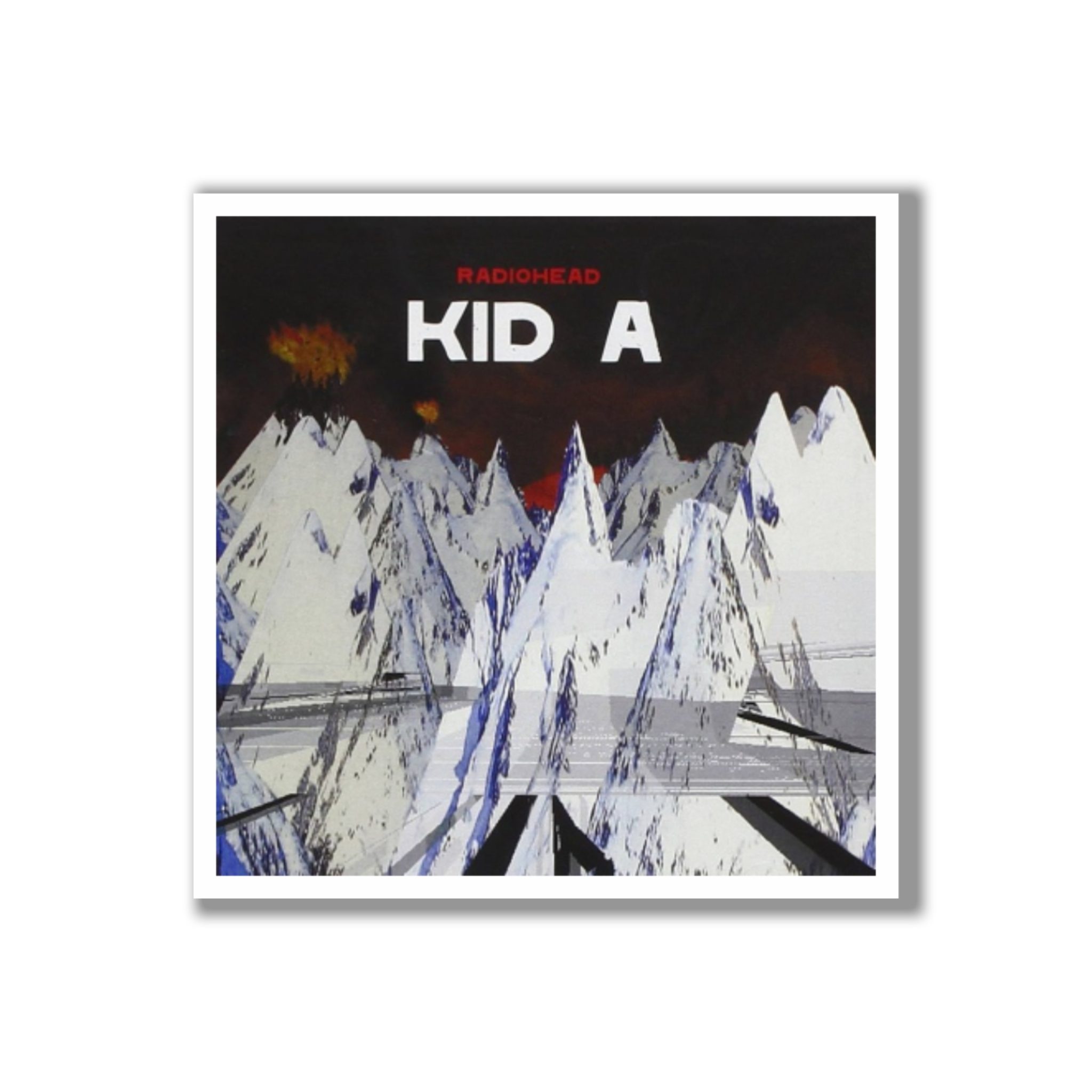 Radiohead – Kid A Album Cover – Full Color Vinyl Sticker – Custom Size ...
