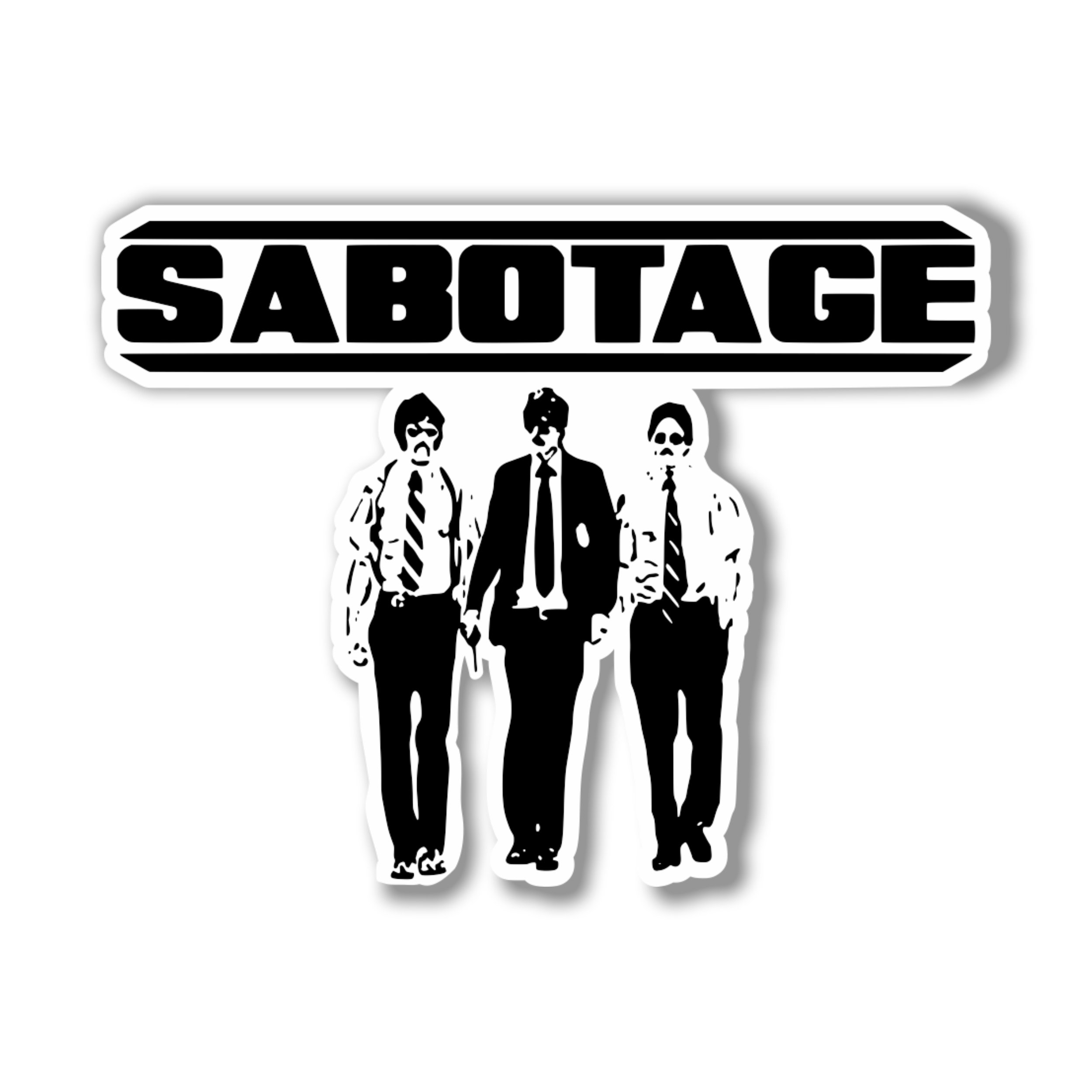 Beastie Boys – Sabotage – Full Color Vinyl Sticker – Custom Size ...